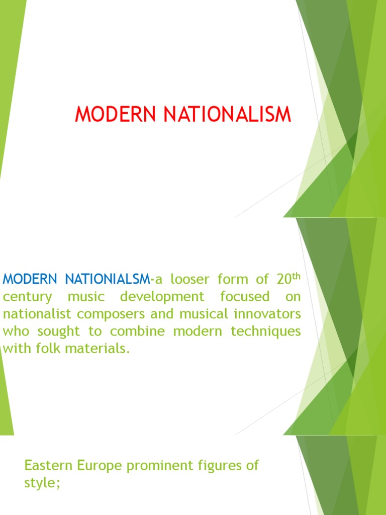 Modern Nationalism | PDF