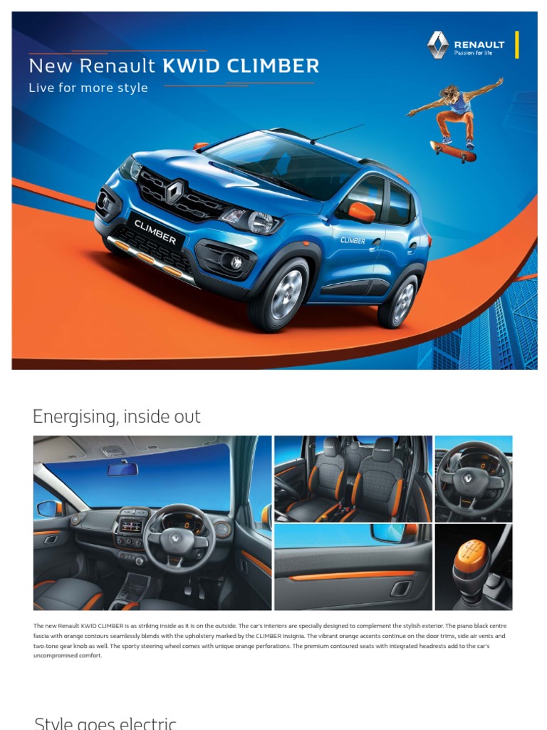 Kwid Climber 17072017 | PDF | Suspension (Vehicle) | Manual Transmission