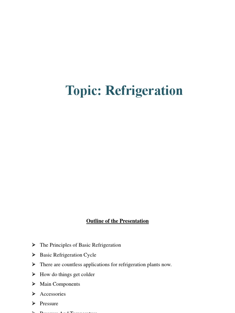 Refrigeration Principles | PDF | Refrigeration | Air Conditioning