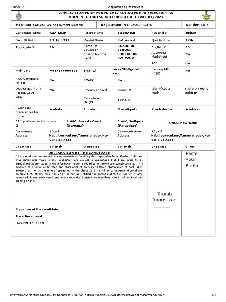 Iaf Application | PDF | Business