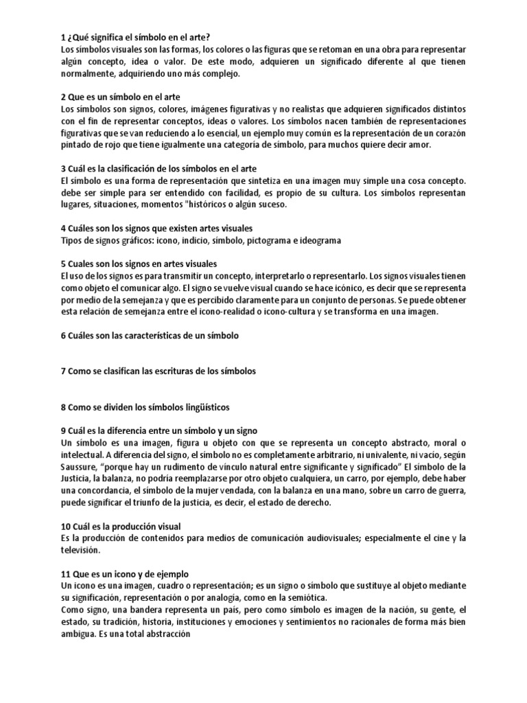 Significado y tipos de símbolos en el arte | PDF | Los símbolos | Imagen