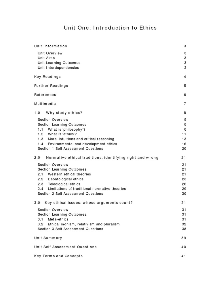 p563 Unit 01 PDF | PDF | Reason | Morality