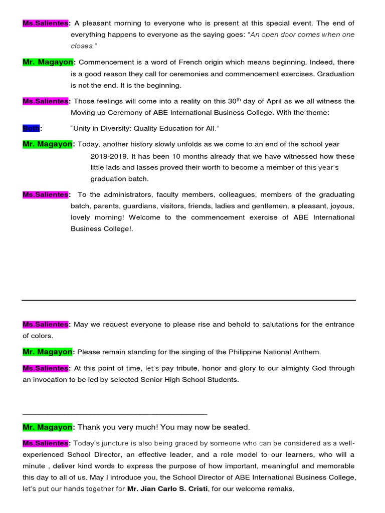 Script For Recognition | PDF