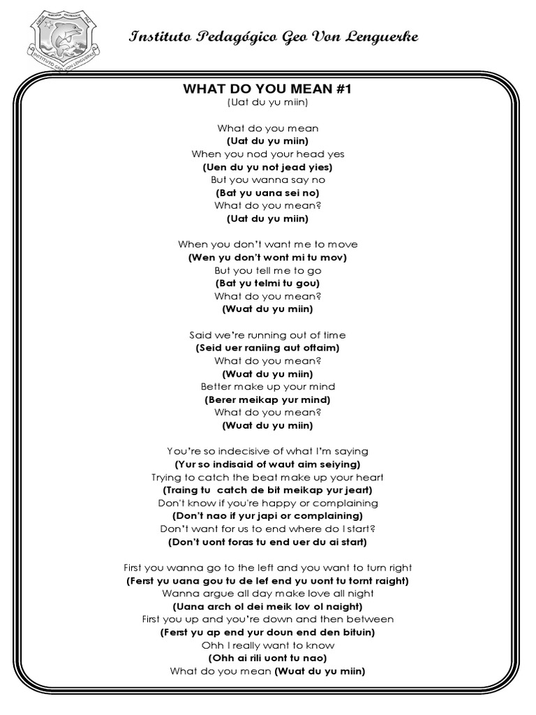 Letras Segundo y Tercero. | PDF