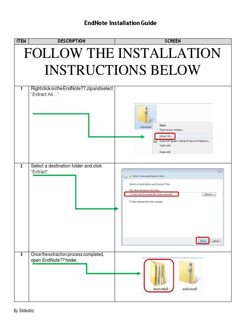 Endnote - Installation Guide | PDF