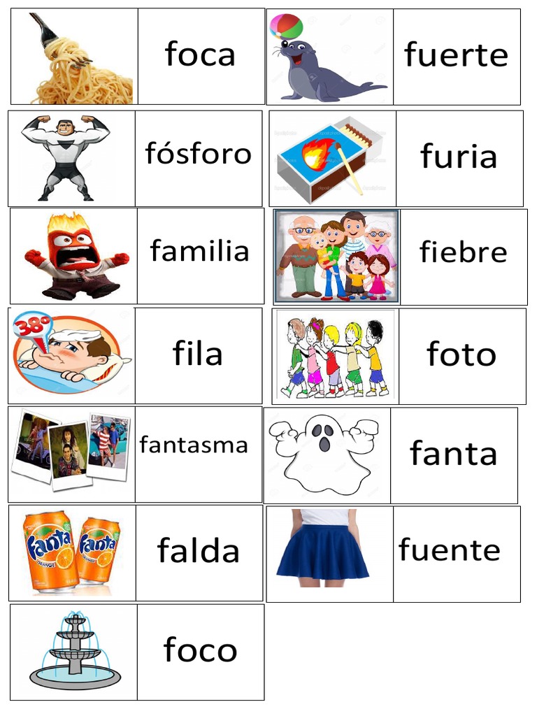 Domino Fa Fe Fi Fo Fu | PDF