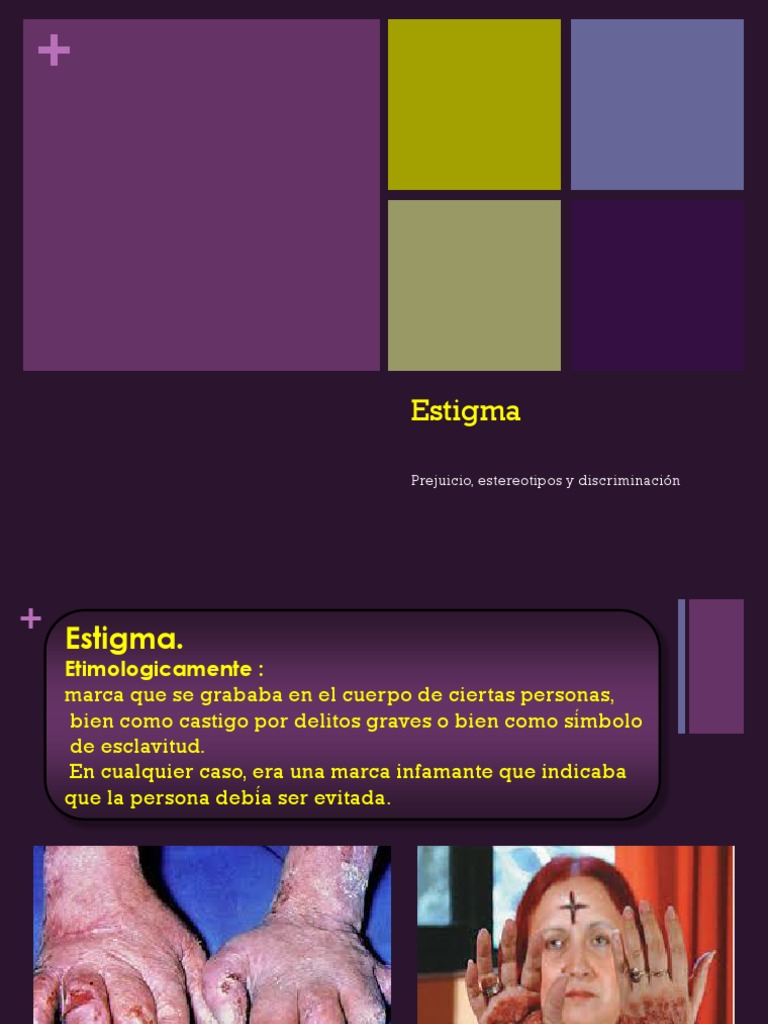 Estigma y Prejuicio | PDF | Estigma social | Estereotipos