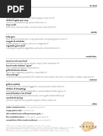 Blue Box Cafe Menu | PDF | Salad | Foods