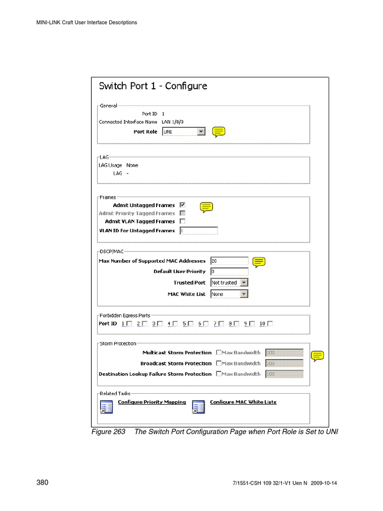 Configuration of Switch Port | PDF