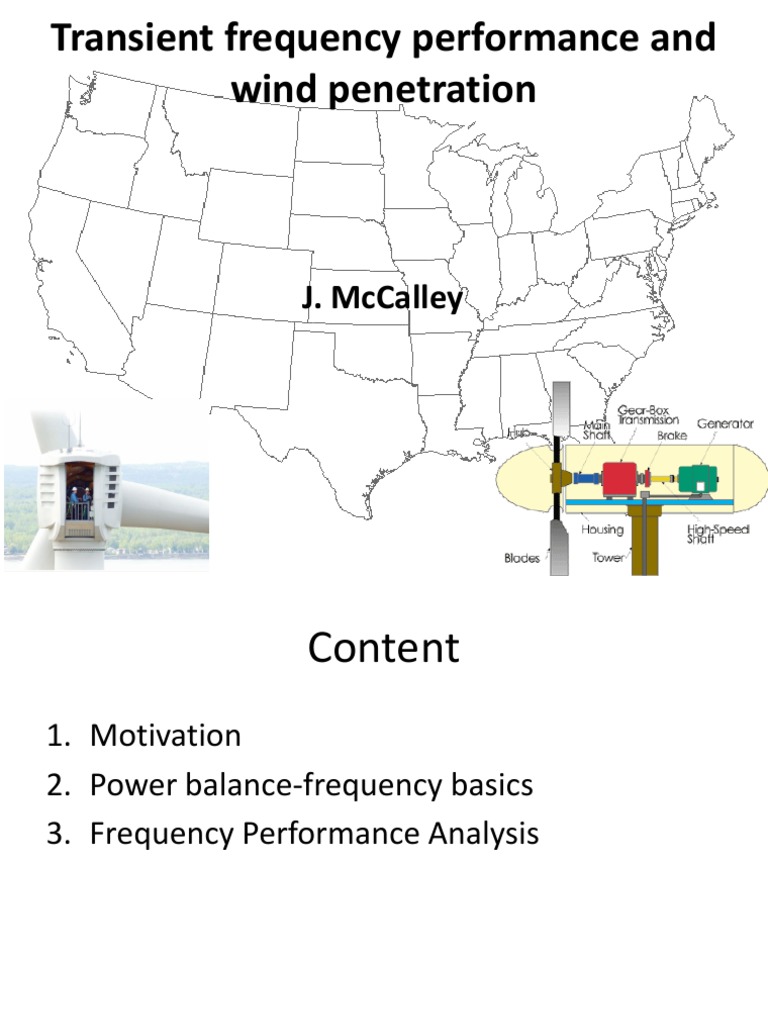 Presentation On Power Grid Inertia | PDF | Wind Power | Solar Power