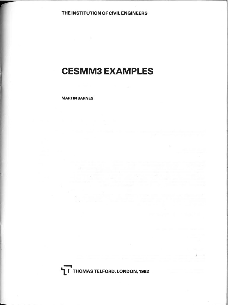 Cesmm3 Examples | PDF | Deep Foundation | Specification (Technical ...