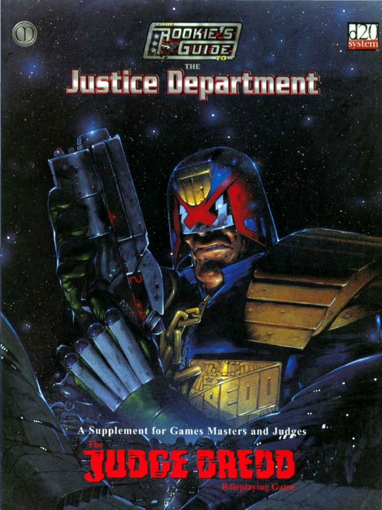 Judge Dredd Rookie S Guide To The Justice Department | PDF | Espionage ...