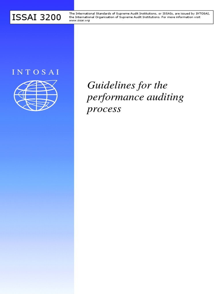 ISSAI 3200 Inglês Alterada 9dez2016 | PDF | Audit | Risk