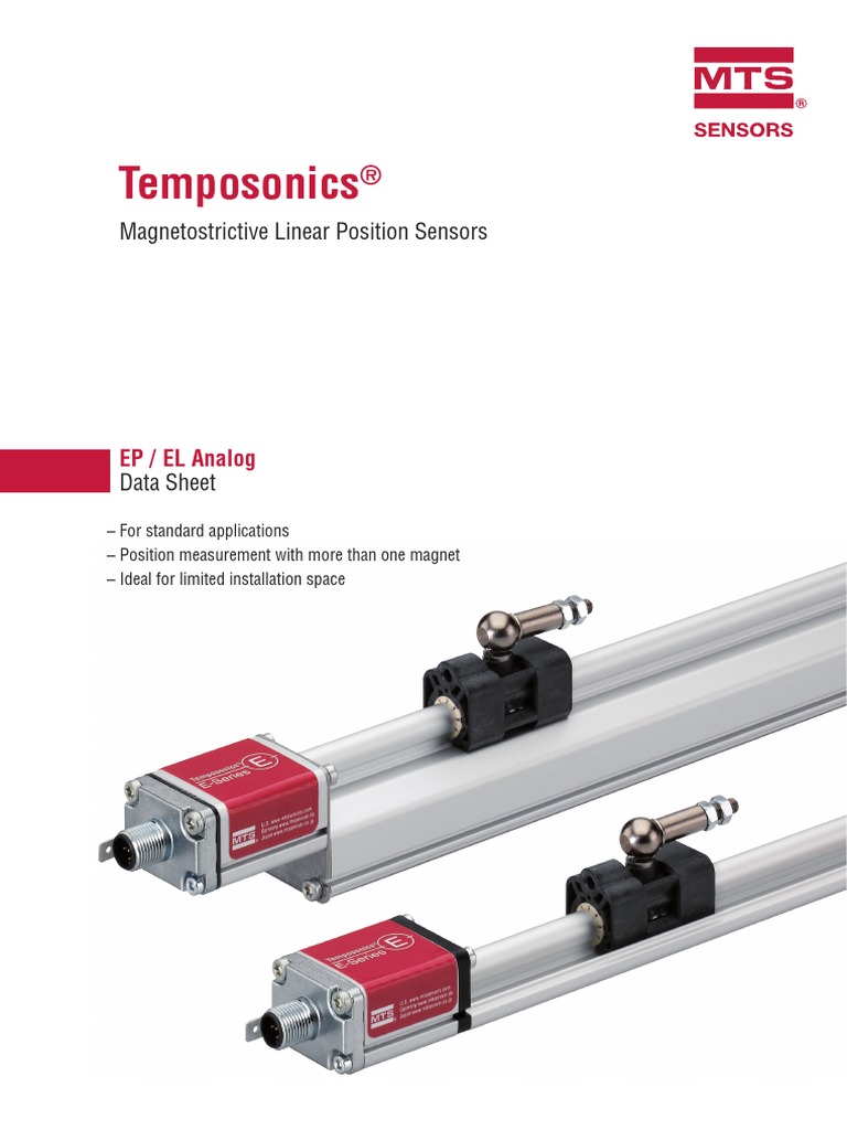 E-Series EP EL Analog 551245 en | PDF | Sensor | Electrical Connector
