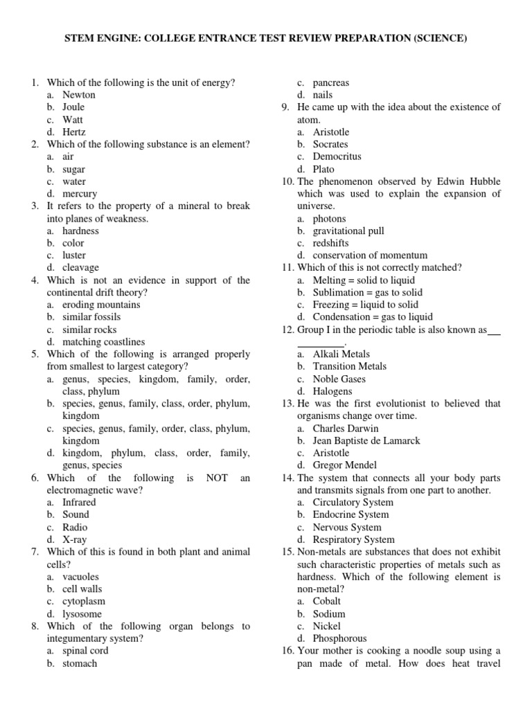 Science Cet | PDF | Carbon | Carbon Dioxide