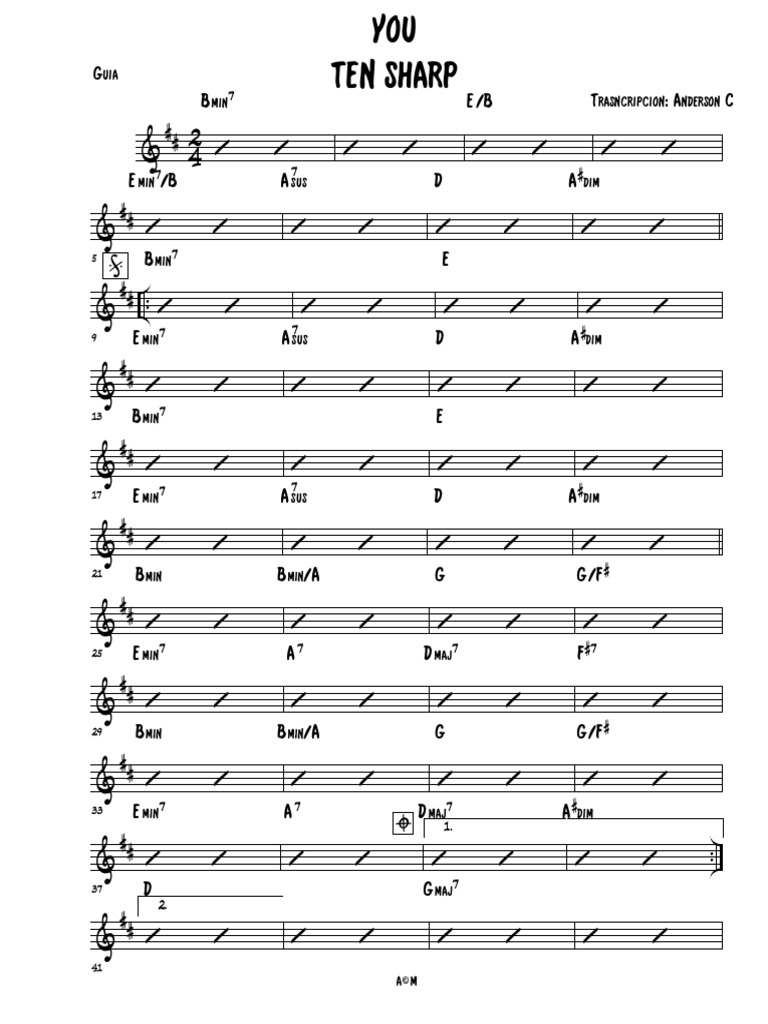 You - Ten Sharp | PDF