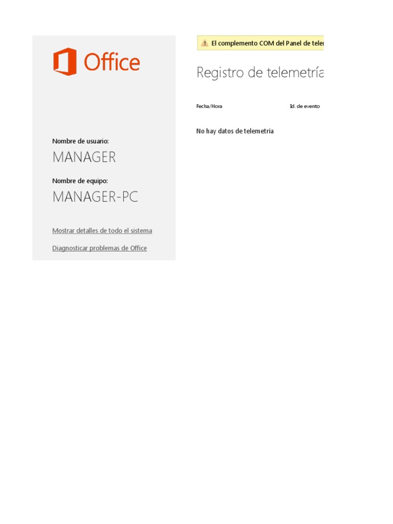 Telemetry Log 1 | PDF | Microsoft Office | Microsoft Windows