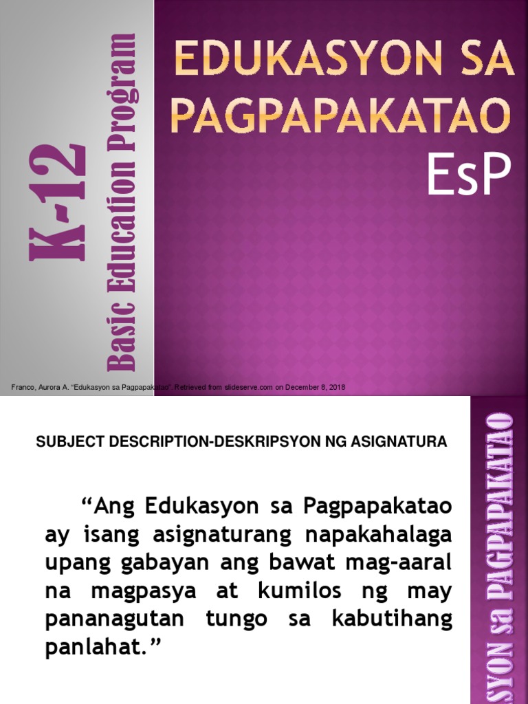 ESP Presentation Full | PDF