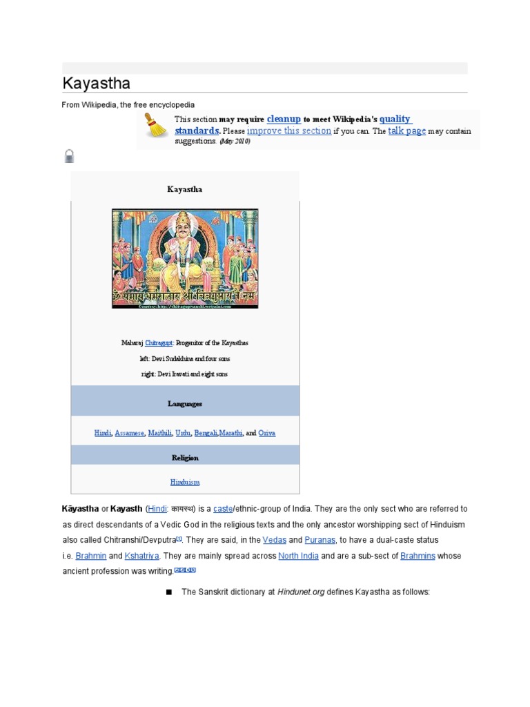 Kayastha | PDF | Indian Religions | Sikhism