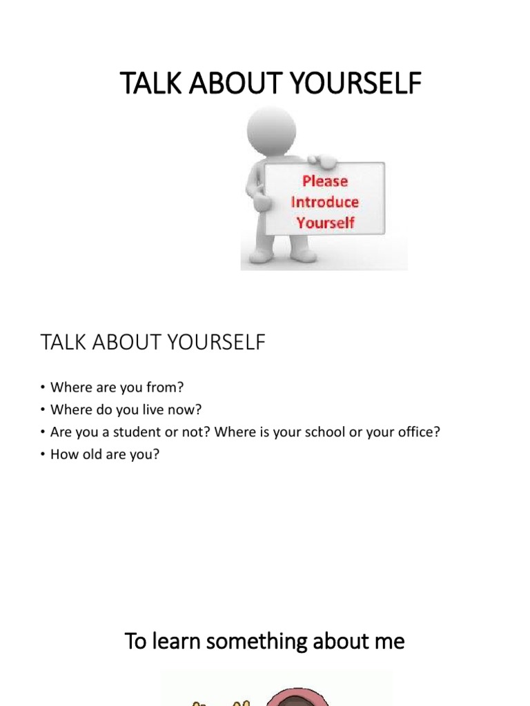 Talking About Self | PDF