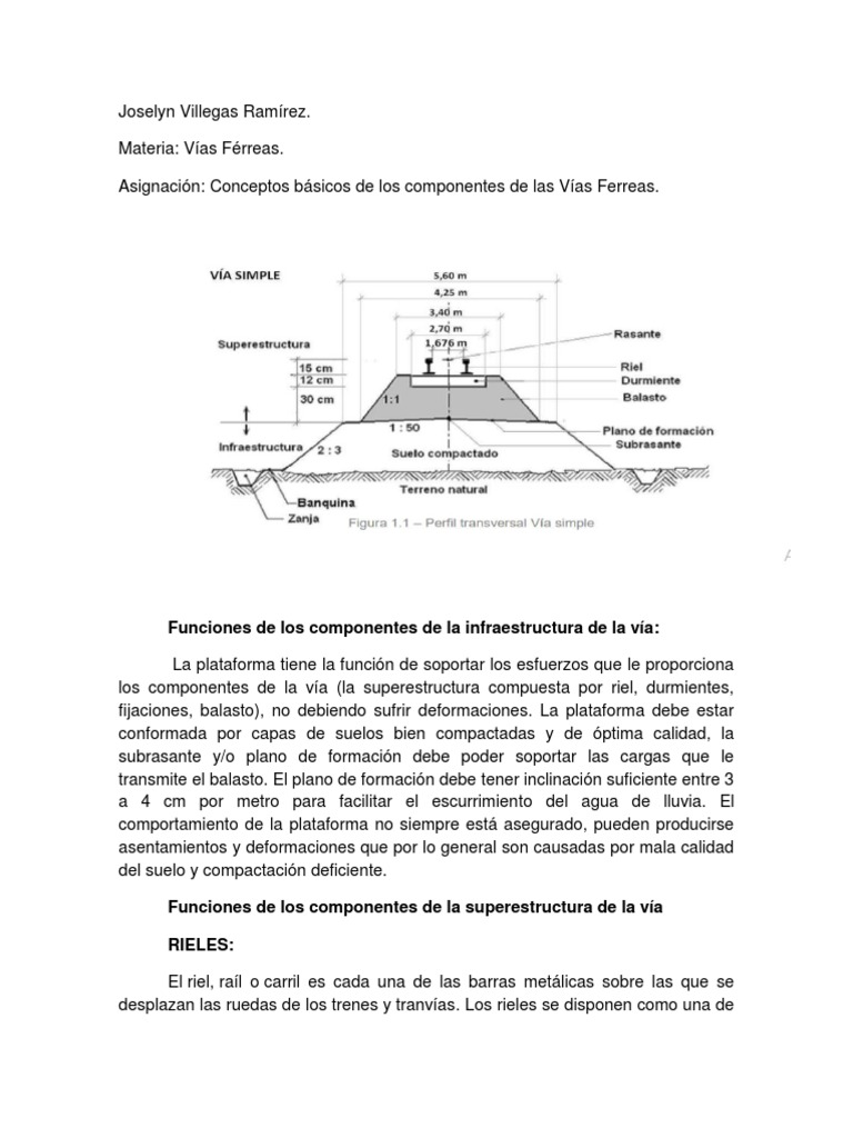 Vias Ferreas | PDF | Transporte ferroviario | Infraestructura ferroviaria