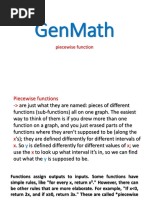 Functions and Piecewise | PDF | Function (Mathematics) | Functions And ...