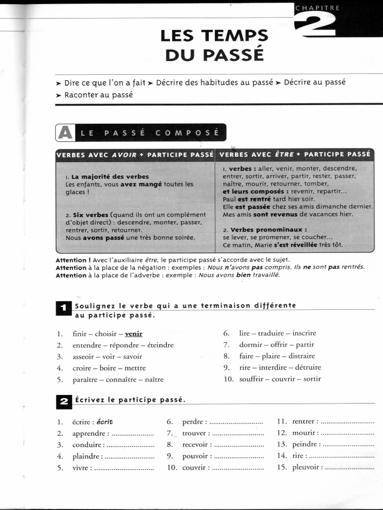 Les Temps de Passé PDF | PDF