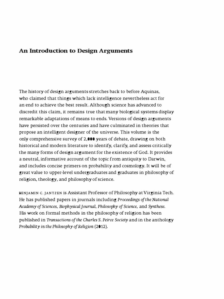 (Cambridge Introductions To Philosophy) Benjamin C. Jantzen - An ...