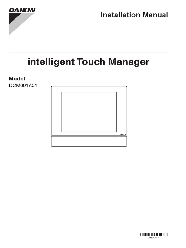 Intelligent Touch Manager: Installation Manual | PDF | Electrical ...