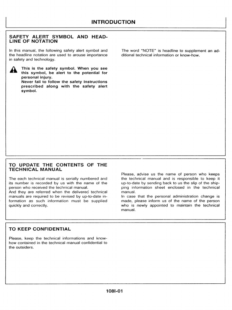 EX200-2 Technical and Workshop Manual | PDF