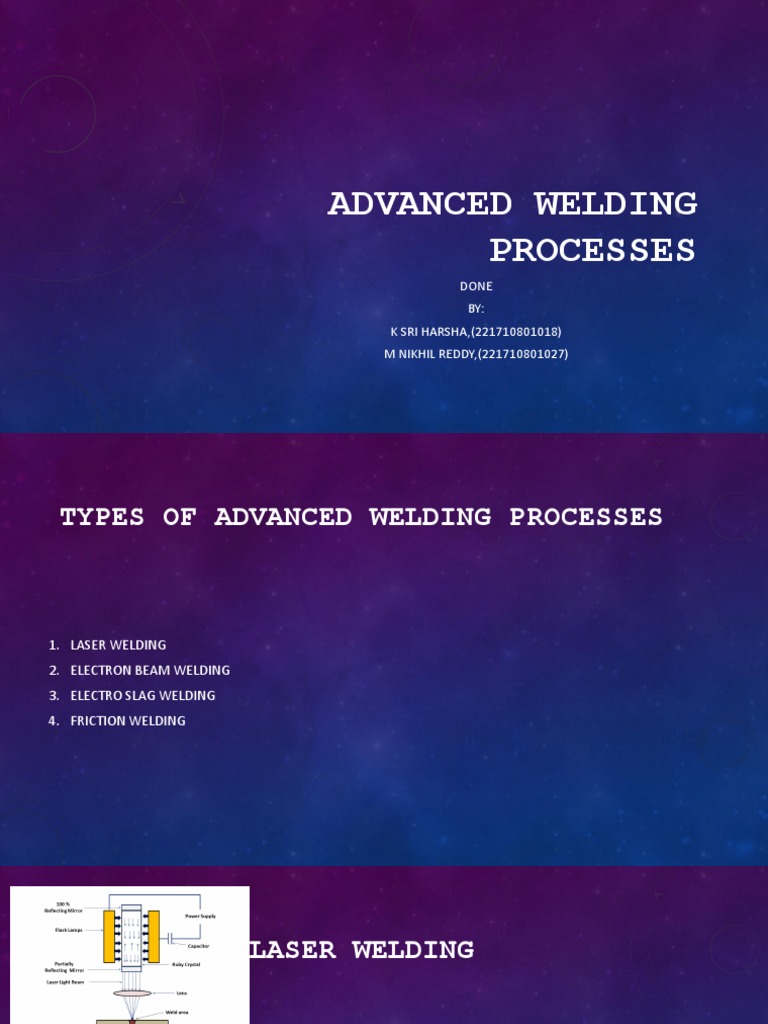 Advanced Welding Processes | PDF | Welding | Construction