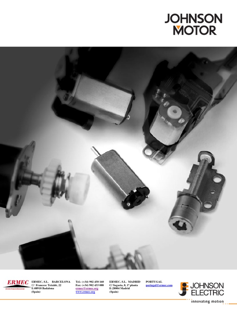 Johnson Electric Motor Overview | PDF | Cd Rom | Electric Motor