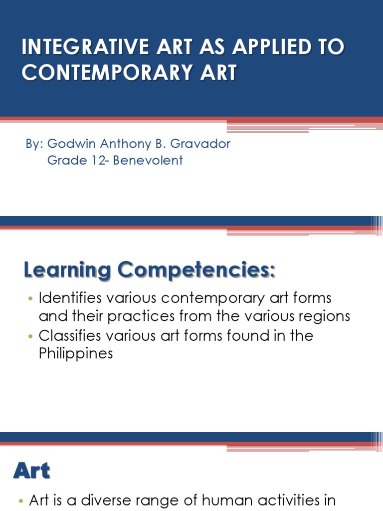 Integrative Art As Applied To | PDF | Contemporary Art | Philippines