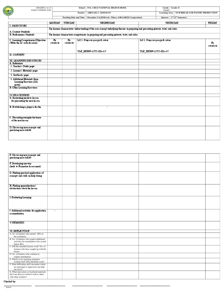 DLL BPP - g11 | PDF | Learning | Behavior Modification