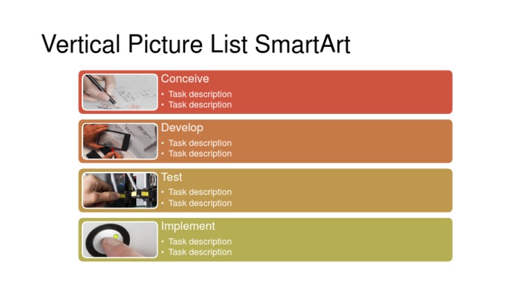 Vertical Picture List SmartArt Guide | PDF