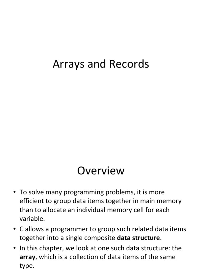 8 Pdf Pdf Parameter Computer Programming Array Data Structure