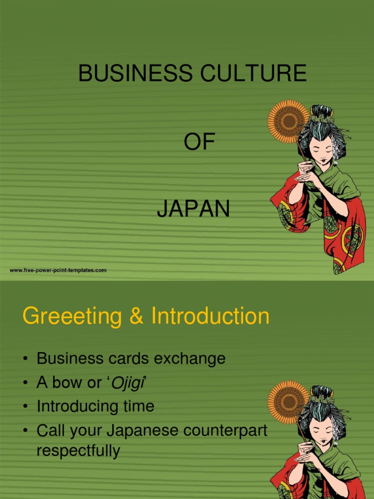 Business Culture | PDF | Japan | Clothing
