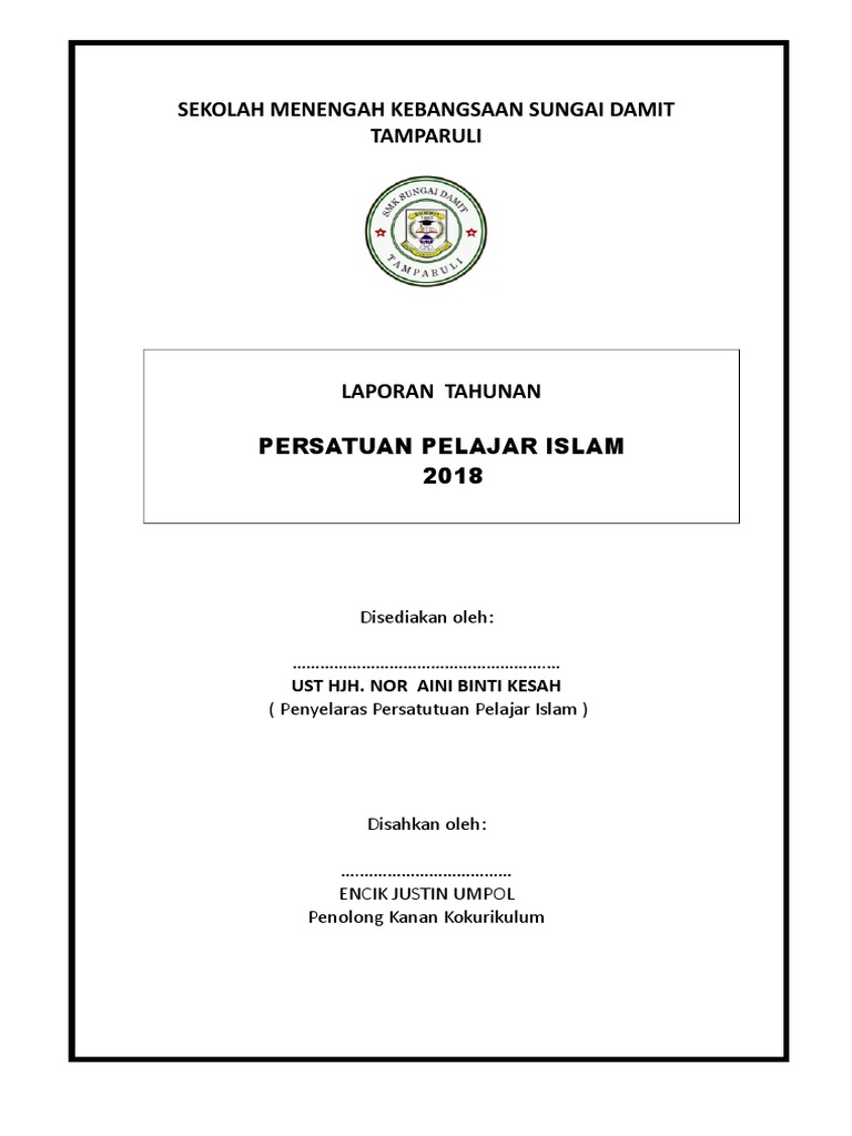 Laporan Tahunan Persatuan & Kelab | PDF