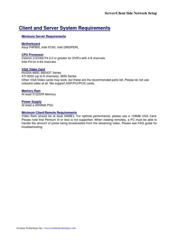 Section1 2 Requirements PDF | PDF | Ip Address | Port (Computer Networking)