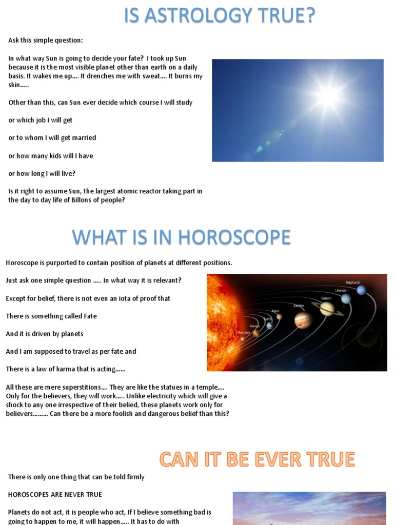 Astrology Facts | PDF | Astrology | Horoscope