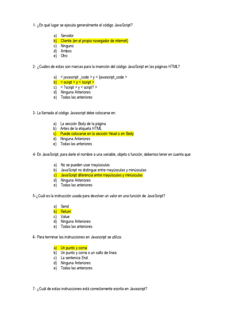 Examen PHP Java Cal Soft | PDF | Script Java | Servidor web