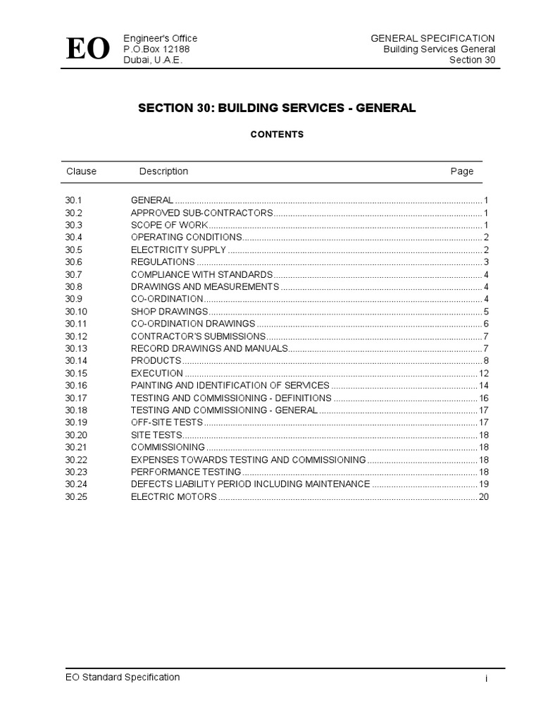 MEP Engineering | PDF | Specification (Technical Standard) | Pipe ...