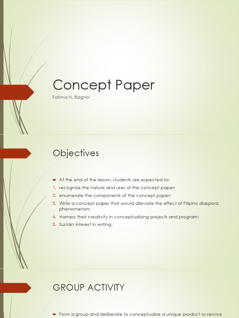 Concept Paper | PDF | Cognition | Psychological Concepts