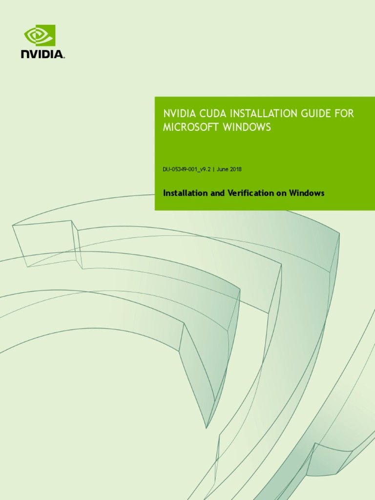 CUDA Installation Guide Windows | PDF | Graphics Processing Unit ...