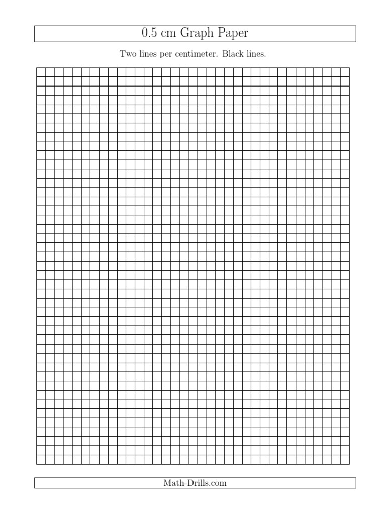 Graph Paper 0.5 CM 001 PDF | PDF
