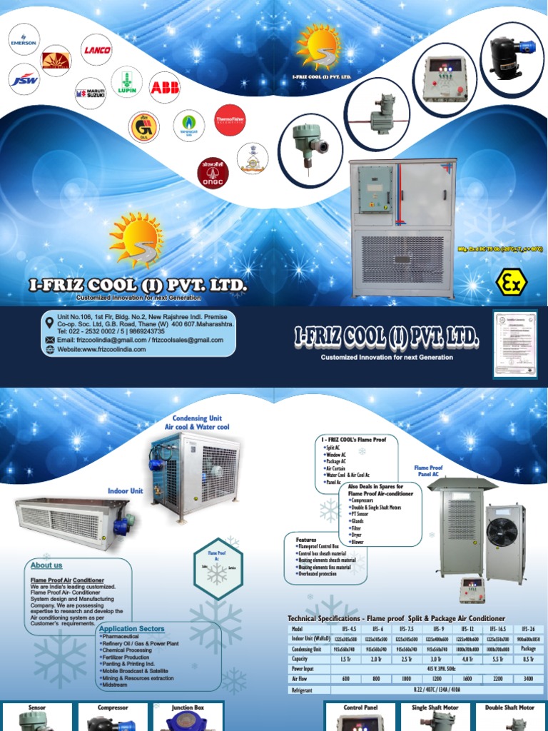 Catalog of Flameproof Air Conditioner | PDF | Air Conditioning | Home ...