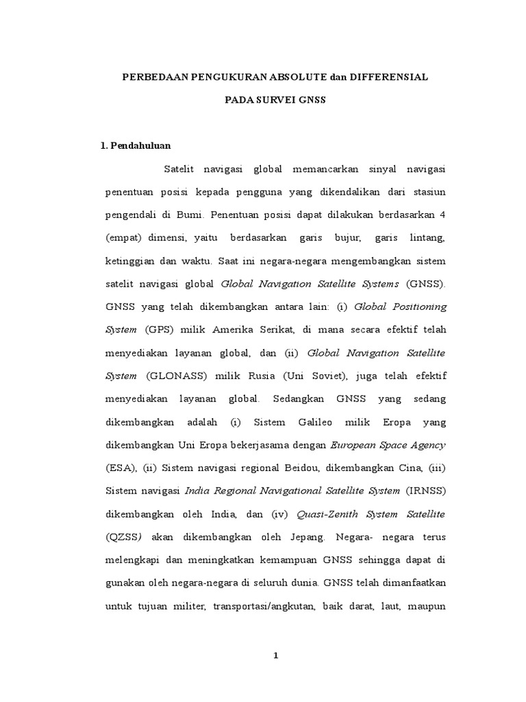 Metode Absolute Dan Differensial | PDF