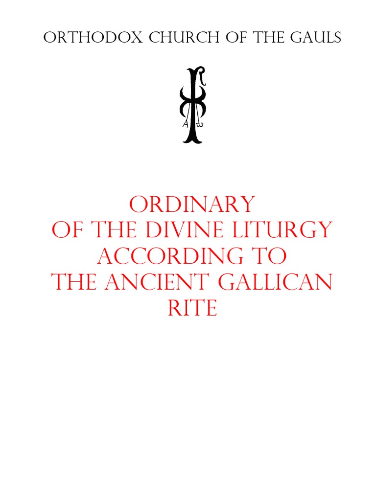 Gallican Rite | PDF | Christian Worship And Liturgy | Christian ...