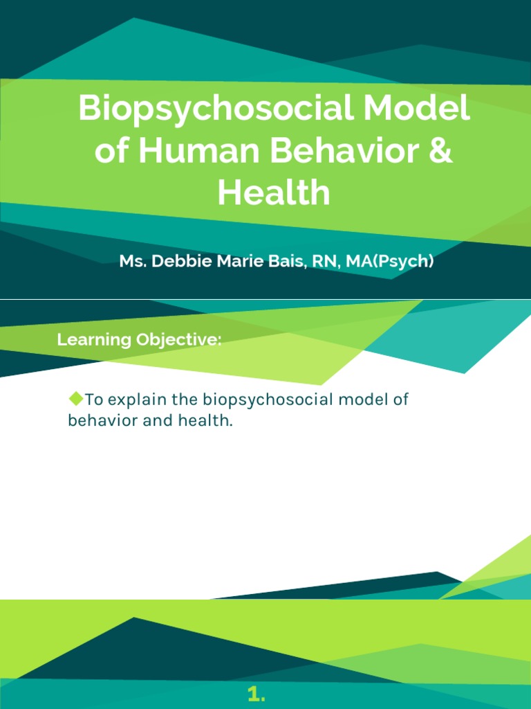 Biopsychosocial Model | PDF | Major Depressive Disorder | Depression (Mood)