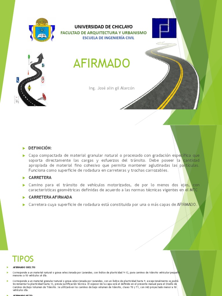 AFIRMADO | PDF | Camión | Densidad
